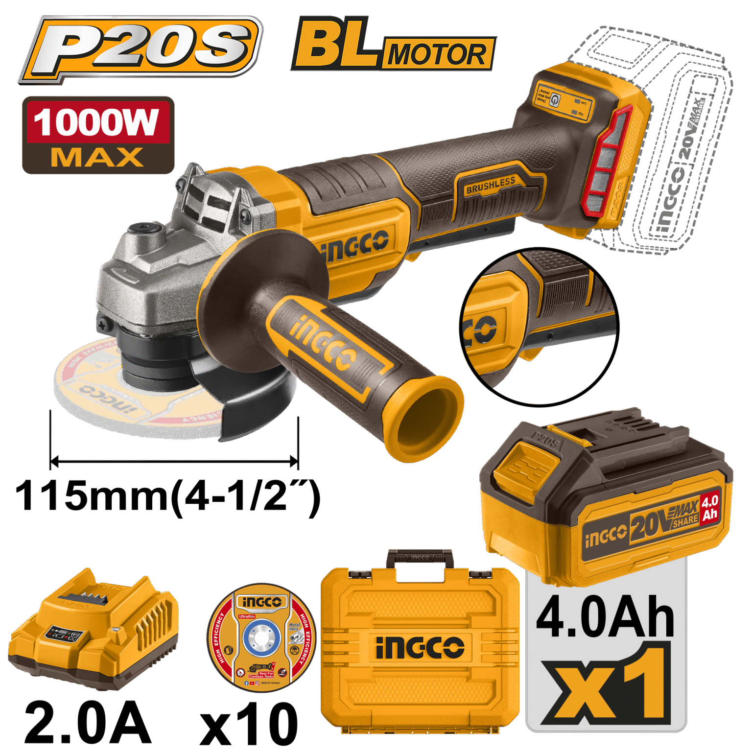 20v Cordless Power Tools Archives - Ingco Tool Shop
