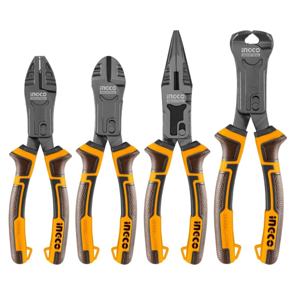 Ingco – 4 Piece Compound Action Pliers Set – Ingco Tool Shop