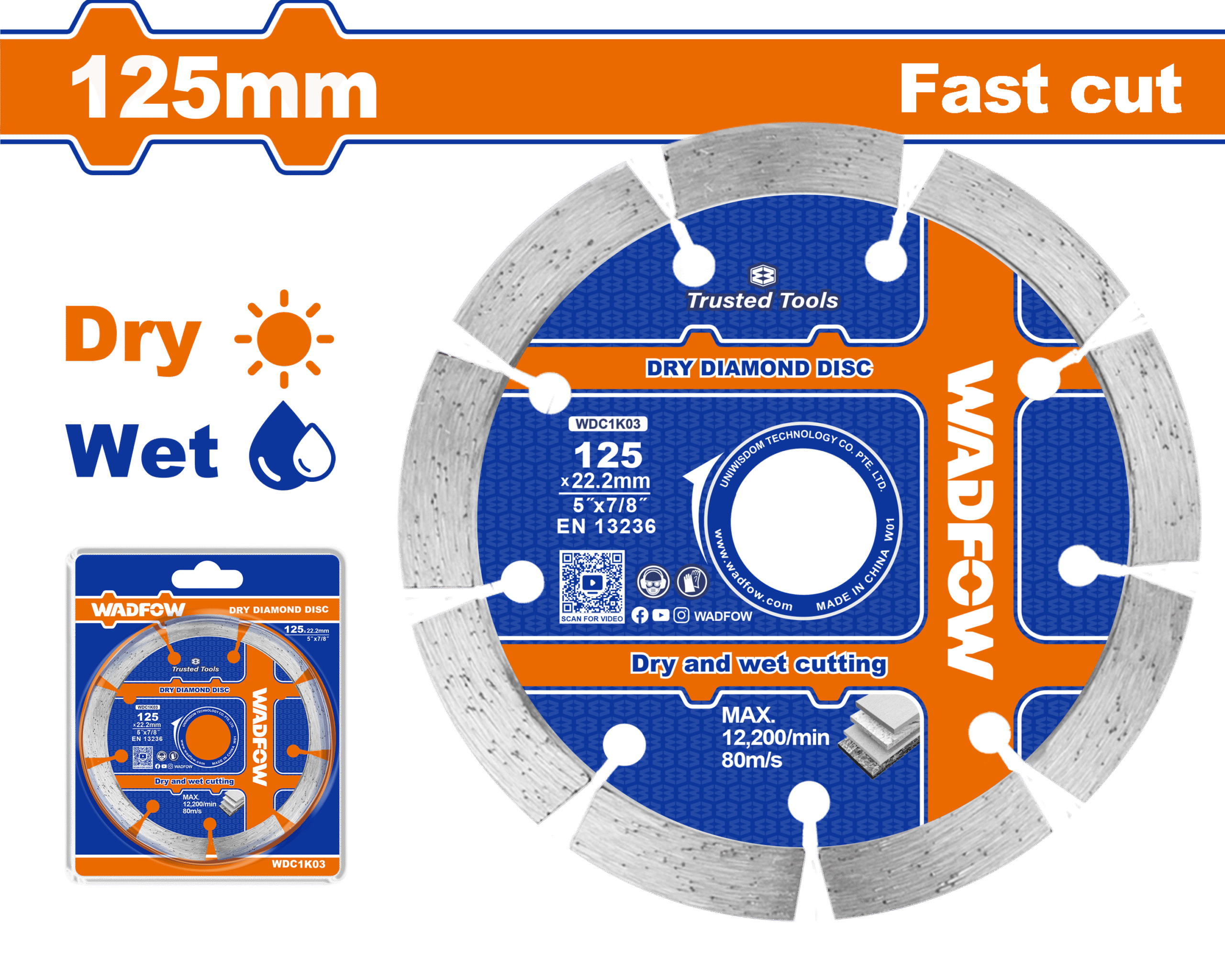 Wadfow – Dry diamond disc – Ingco Tool Shop