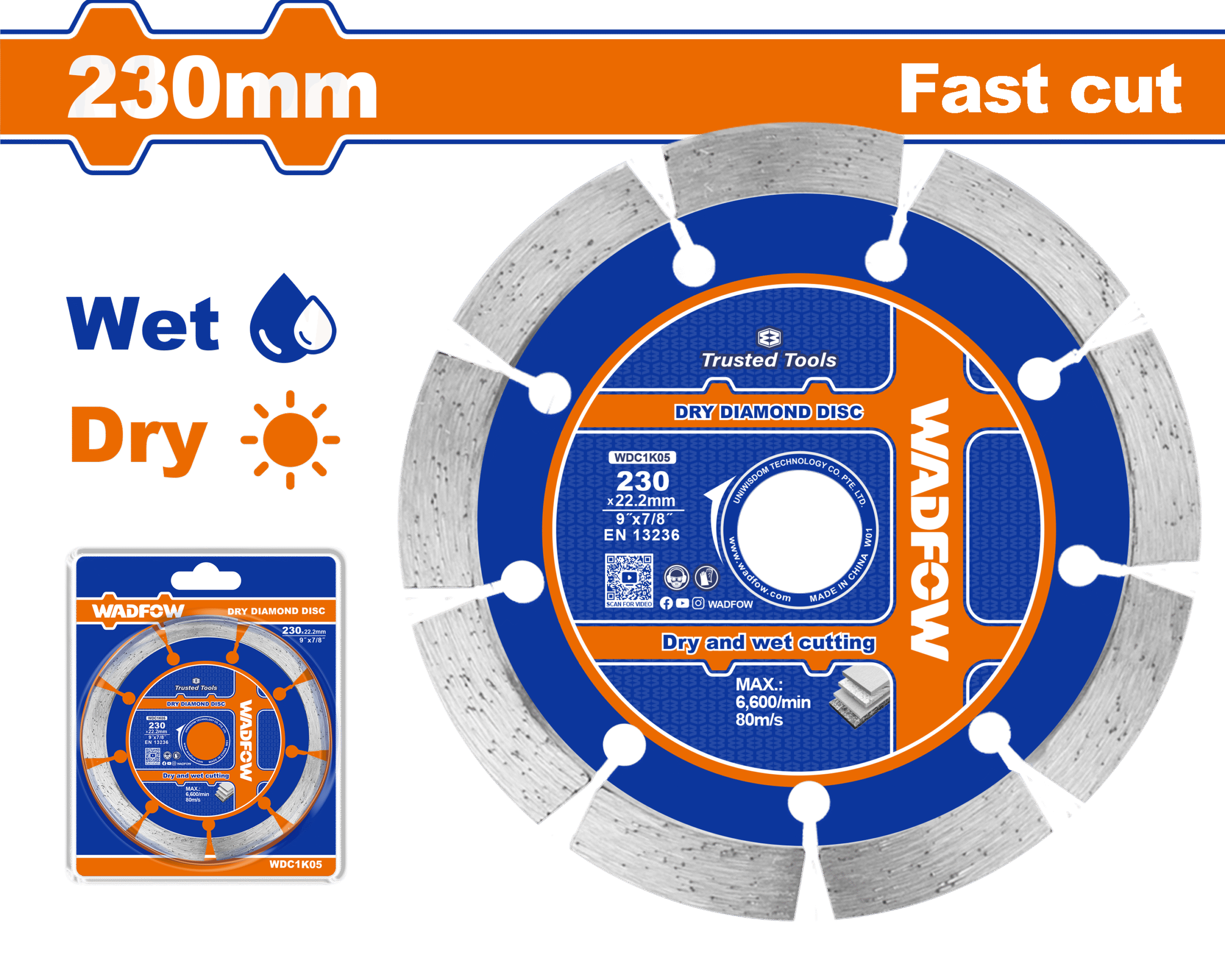 Wadfow – Dry diamond disc – Ingco Tool Shop
