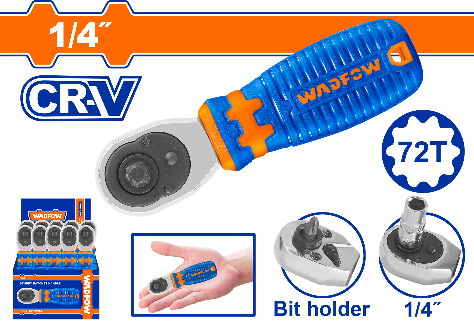 Wadfow – Stubby ratchet handle – Ingco Tool Shop