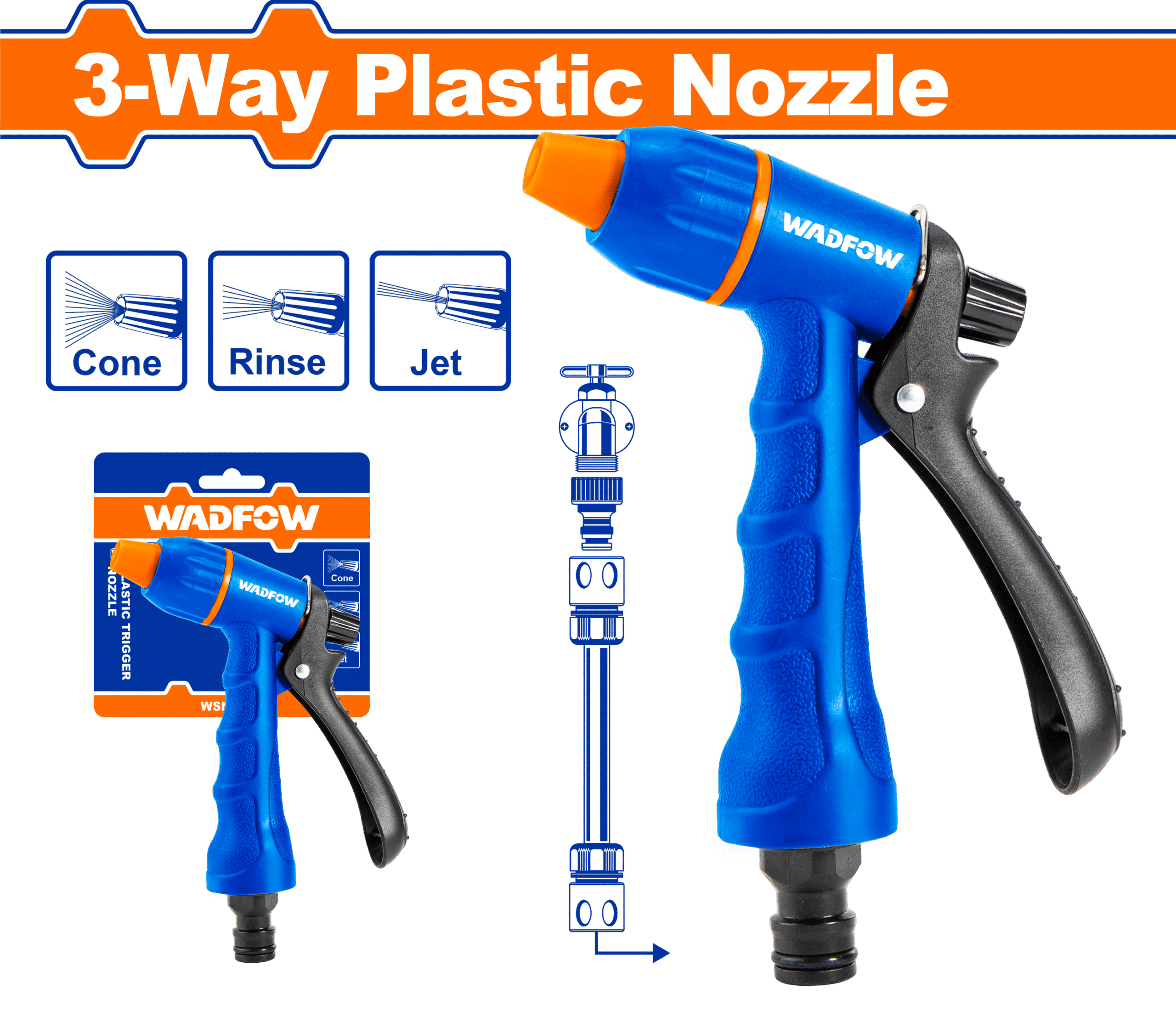 Wadfow - Plastic Trigger Nozzle - Ingco Tool Shop