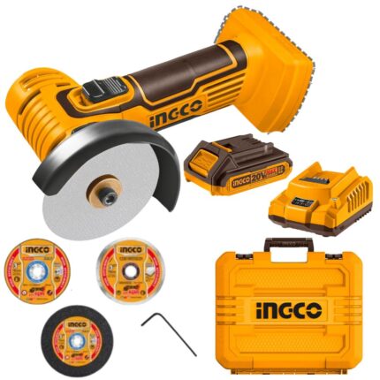 Ingco - Cordless Mini Cut-Off Tool (20 V) Kit With 2.Ah Battery ...