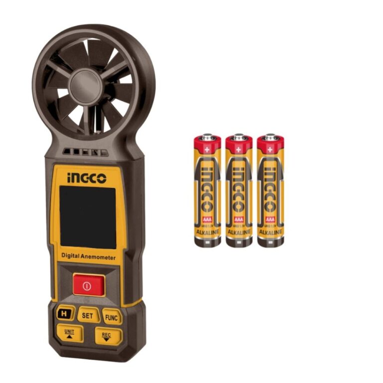 Ingco - Digital Anemometer B/O - Precision Airflow Measurement Tool ...